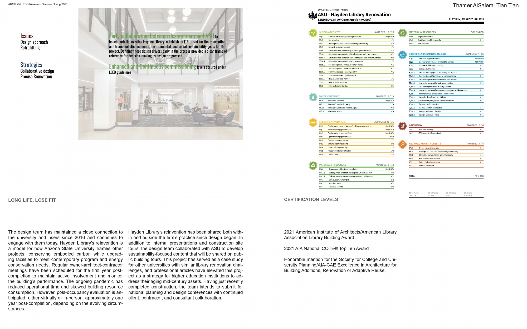 Hayden Library Reinvention, Case Study: EBD Research Seminar 2021 ...